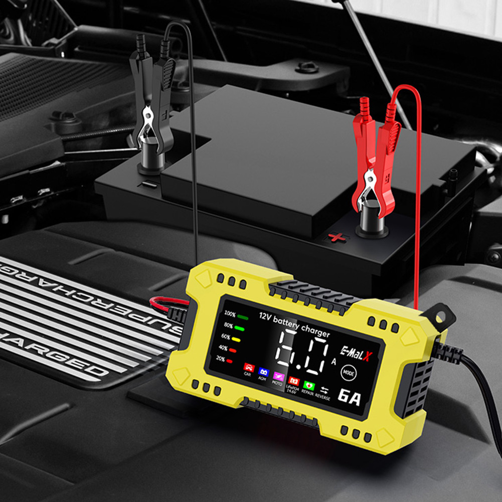 12V 6A Electric Motorcycles Charger Moto Battery Charger Car and ...