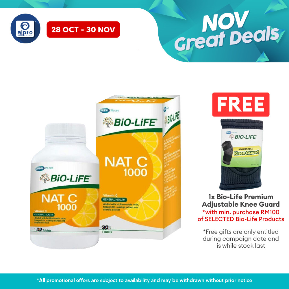 Bio-Life Nat C 1000mg 30's | Shopee Malaysia