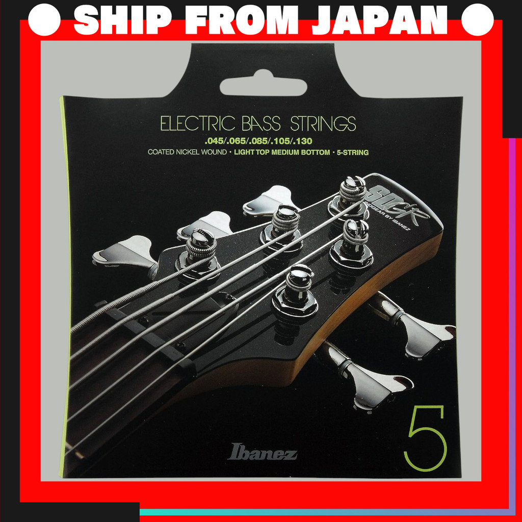 Ibanez 5-String Electric Bass Nickel Wound Coated Strings Light Top ...