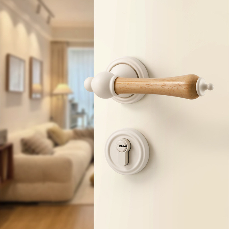 Cream Style Bedroom Door Lock Indoor Door Lock Room Wooden Door Lock ...