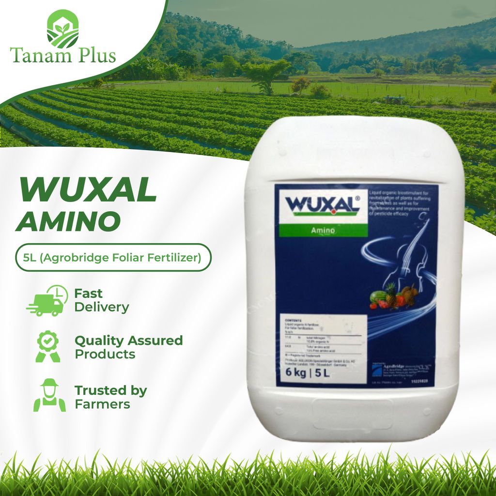 5L Wuxal Amino Agrobridge Foliar Fertilizer Fertiliser Baja Air ...