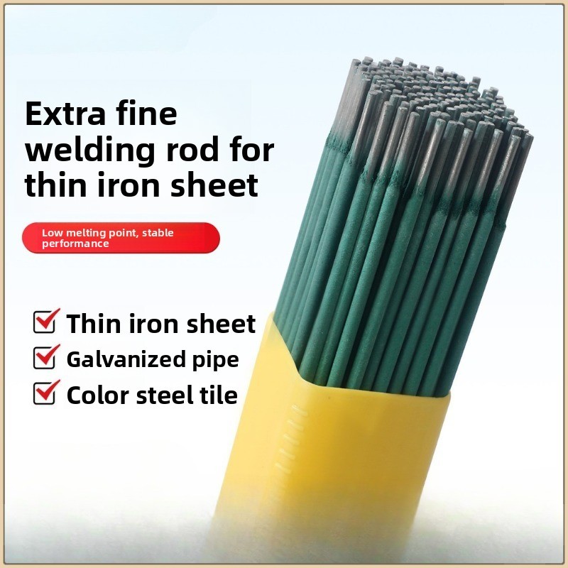 New green welding rod thin iron dedicated galvanized pipe round pipe ...