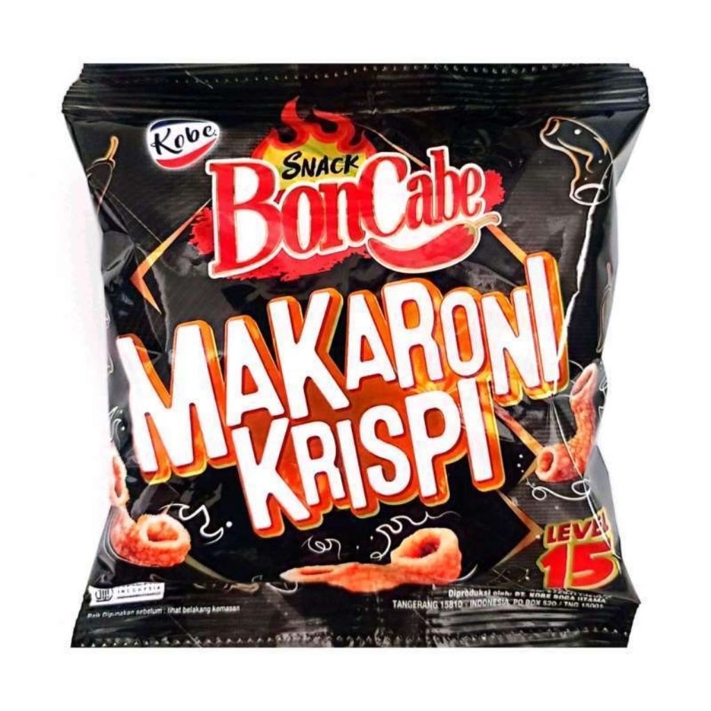 Bon Cabe Makaroni Krispi Level 15 Kemasan 27g. | Shopee Malaysia