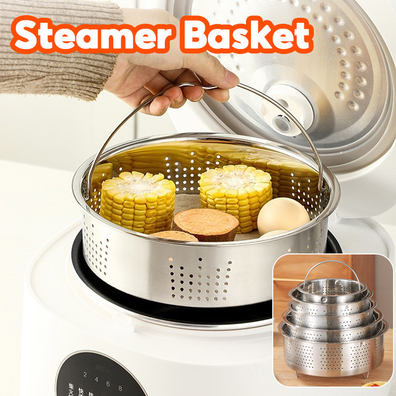 Stainless Steel Steamer Rack Rice Steamer Basket Rice Cooker Rice Steam ...