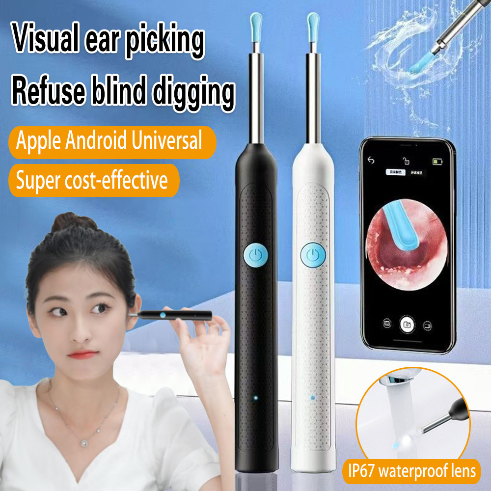 Earpick Wireless Smart with Camera for Baby Adult Otoscope Earwax ...