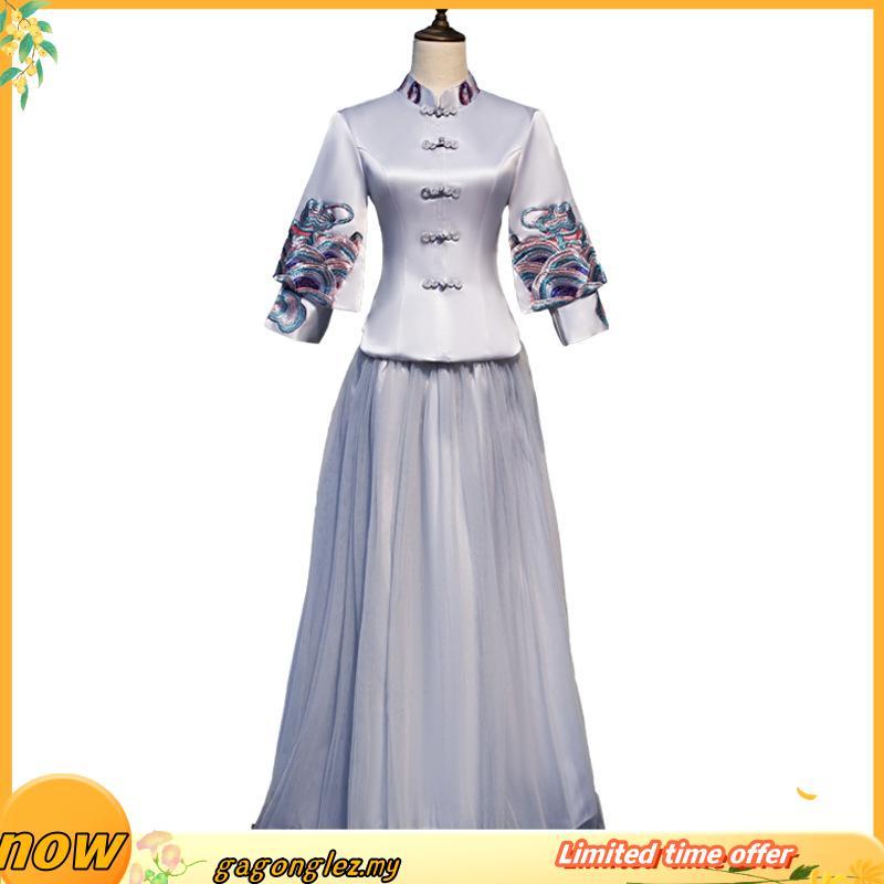 12XL Cheongsam Dress One Set Women 旗袍 Dinner Gown Large Plus Size ...