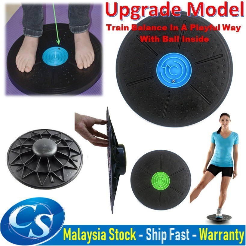 🔥🔥 Wobble Rehabilitation Massage Yoga Fitness Balance Board 🔥🔥 | Shopee ...