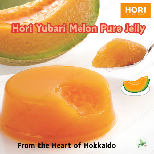 Hori Yubari Melon Pure Jelly/Petit Gold 16g × 12 pieces/Pure Jelly 80g ...