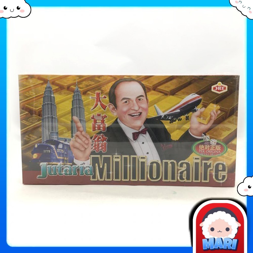 JUTARIA Millionaire / Billionaire Classic Traditional Family Board Game ...