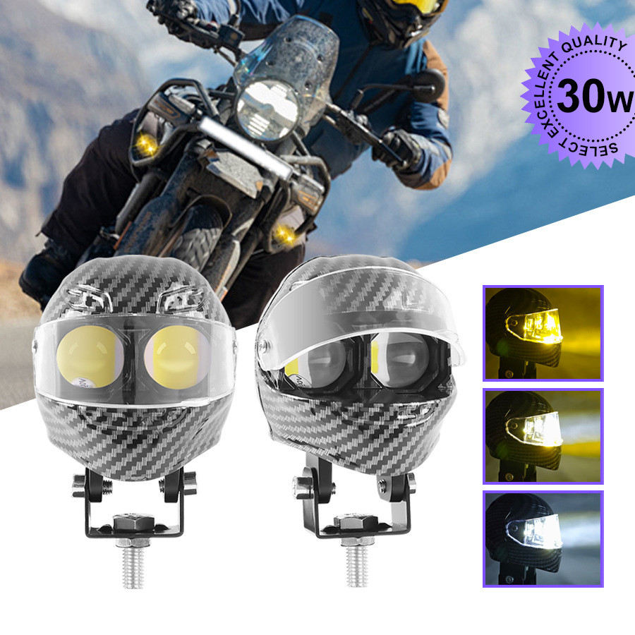 New Style LED Motorcycle Modified Helmet Snakeskin Watermark Shell ...
