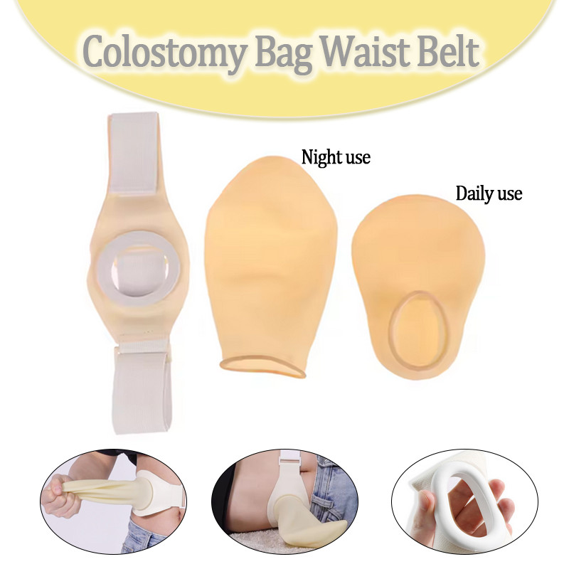 Latex Daily/Night Colostomy Bags Drainable Urostomy Bag Stoma Bag Waist ...