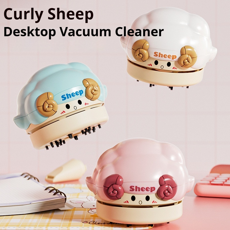 Cute Sheep Mini Vacuum Cleaner | Pembersih Meja Portable Desktop Dust ...