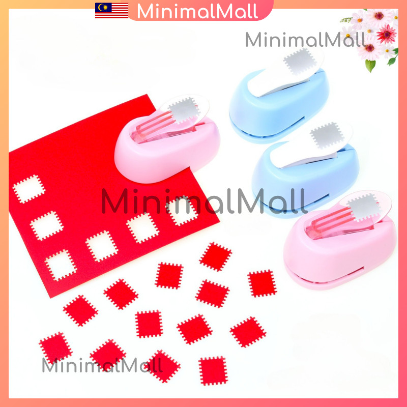 New Stamp Shape Craft Punch Embossing Machine Round Hole Punch Toothed ...