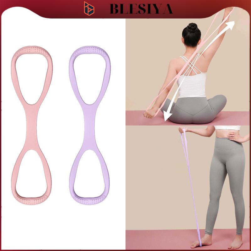 blesiya Figure 8 Fitness Resistance Band Exercise Elastic Rope ...