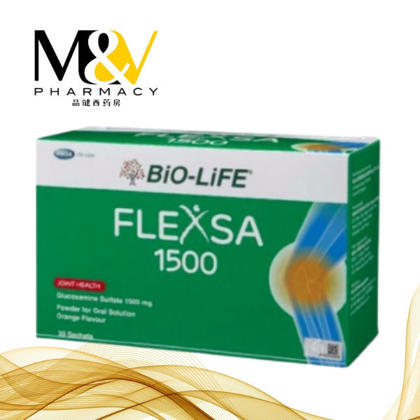 BIO-LIFE FLEXSA 1500MG POWDER 30S PACK-OF-1/2 EXP06/2026 | Shopee Malaysia