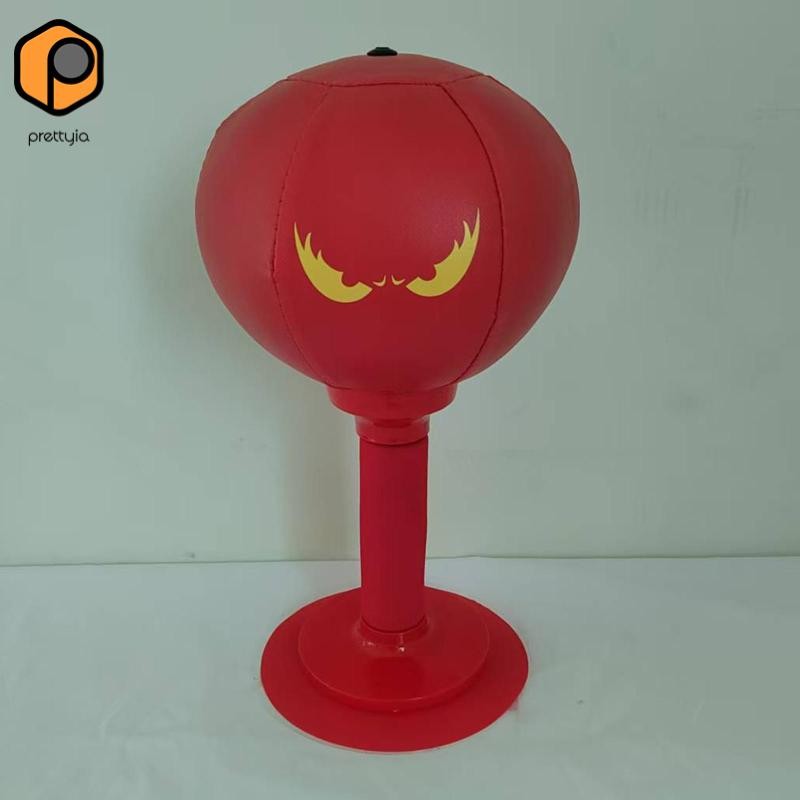 prettyia Desktop Punching Bag with Suction Cup for Reaction Agility for ...