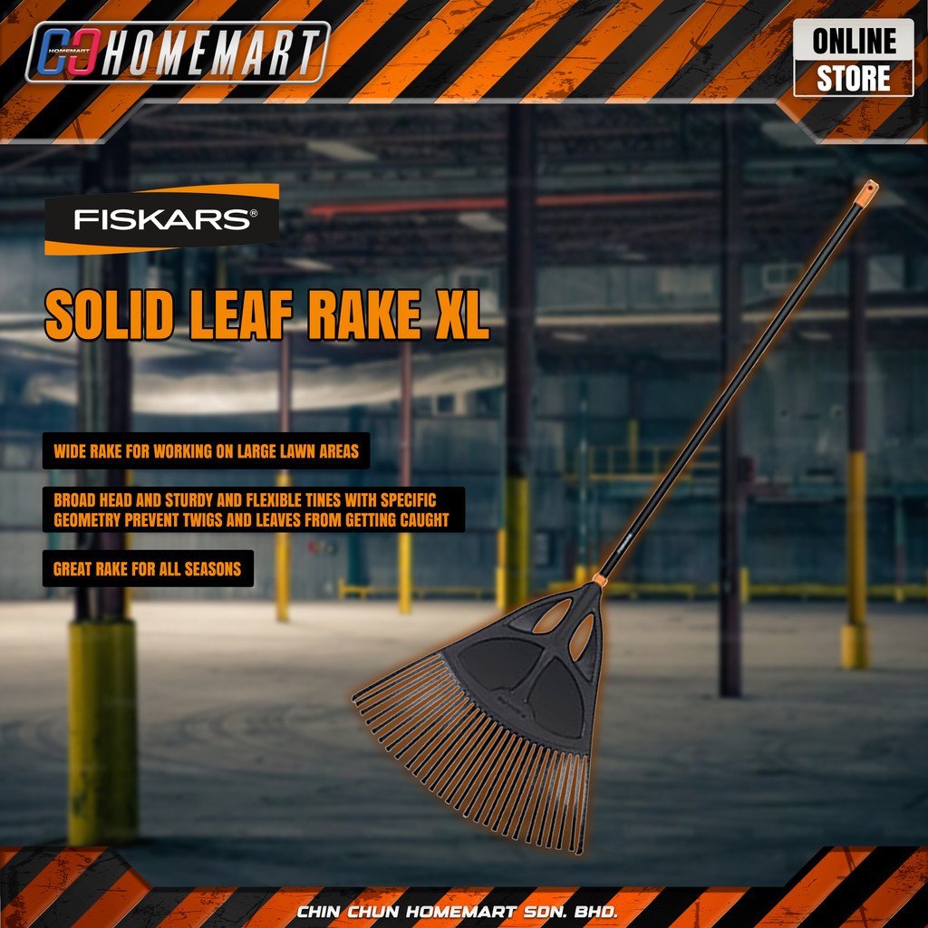 FISKARS SOLID LEAF RAKE XL | Shopee Malaysia