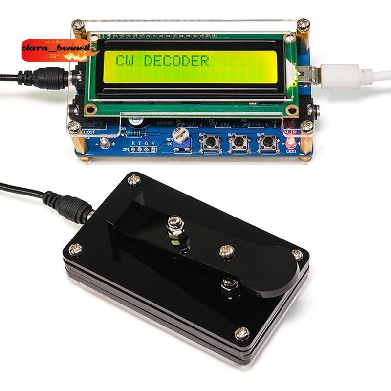 Upgraded CW Morse Code Decoder Finished +Case+Button Kit with Digital ...