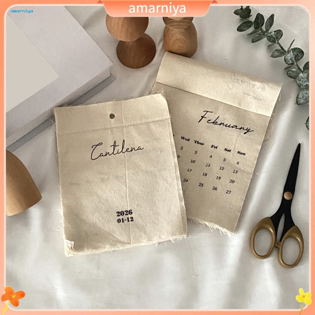 AMAR The cloth wall calendar is simple and beautiful You can DIY your ...