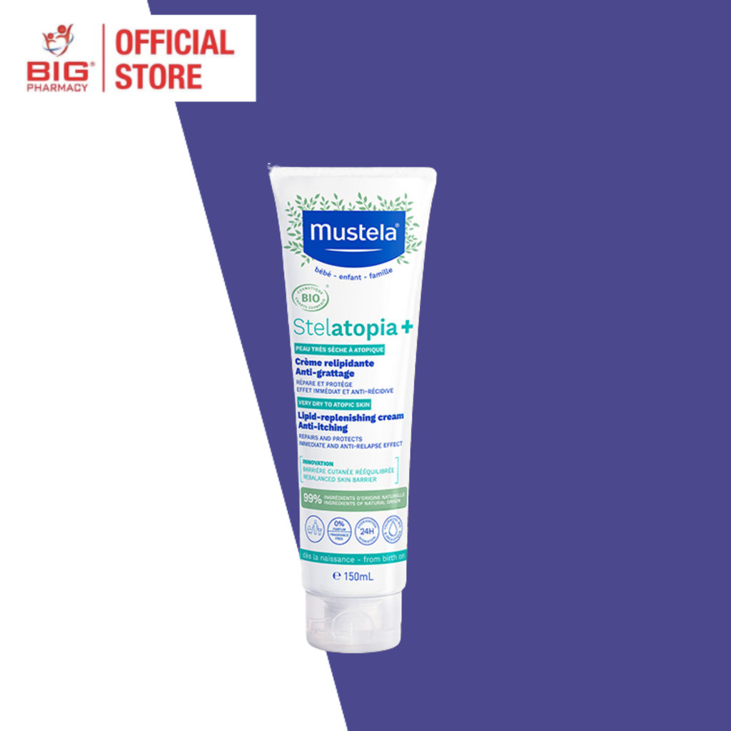 MUSTELA STELATOPIA+ LIPID REPLENISHING ANTI ITCHING CREAM 150ML ...