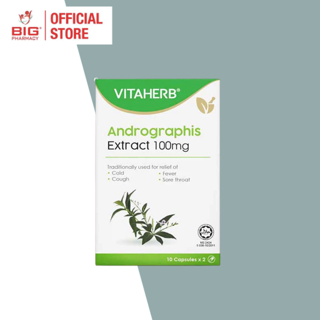 VITAHERB ANDROGRAPHIS EXTRACT 100MG CAPSULE 10SX2 | Shopee Malaysia