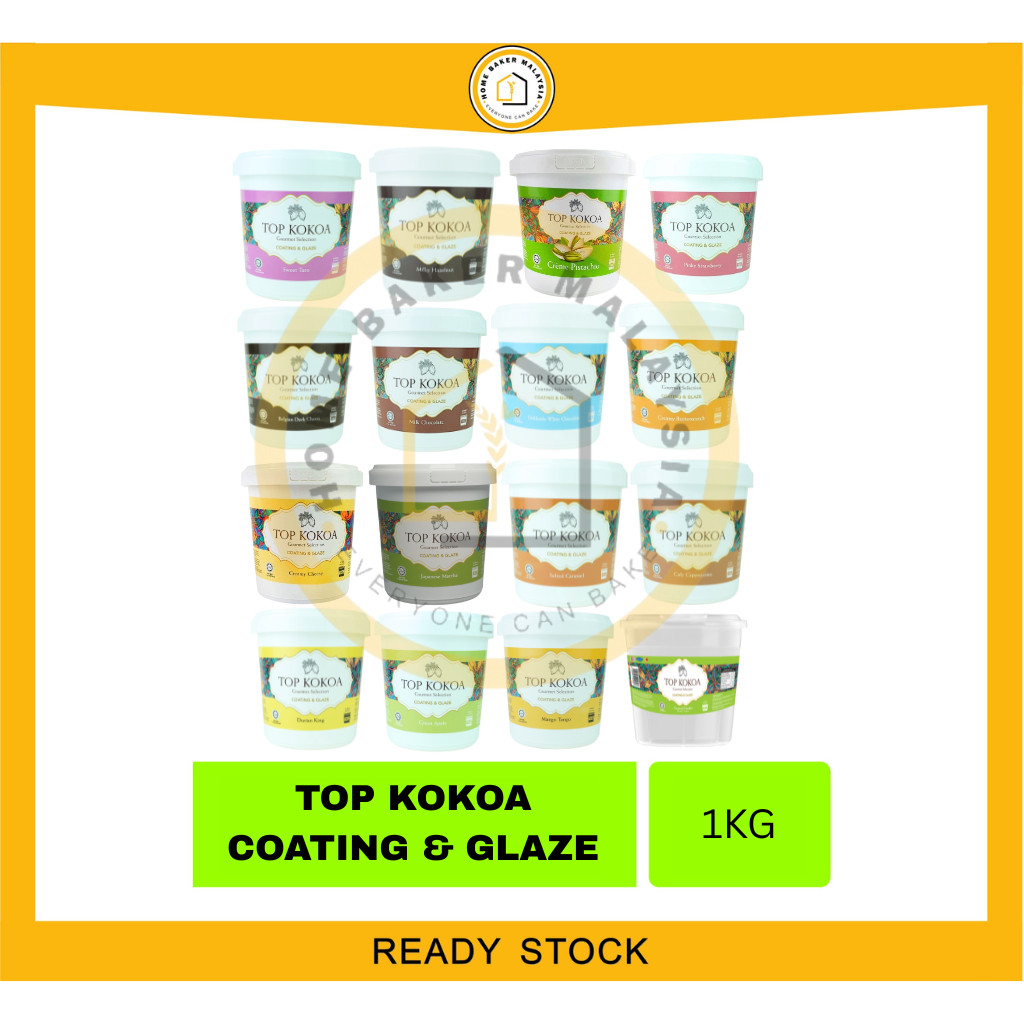 TOP KOKOA COATING & GLAZE 1KG / CREME PISTACHIO / JAPANESE MATCHA ...