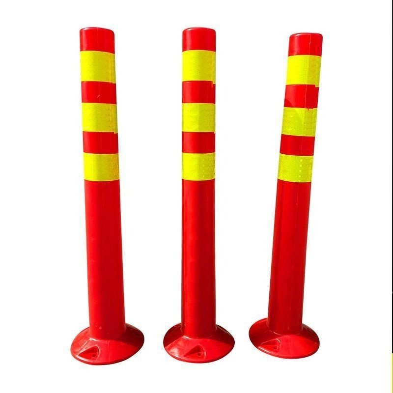75cm Plastic Warning Post Elastic Column Isolation Pile Guardrail ...