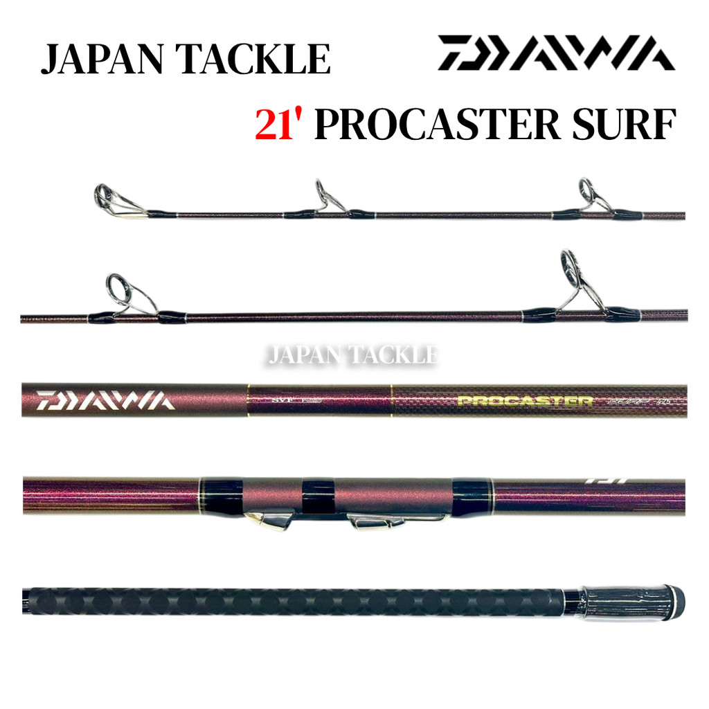 21 NEW Daiwa Procaster Surf fishing rod pack with PVC Pipe & 1 Year ...