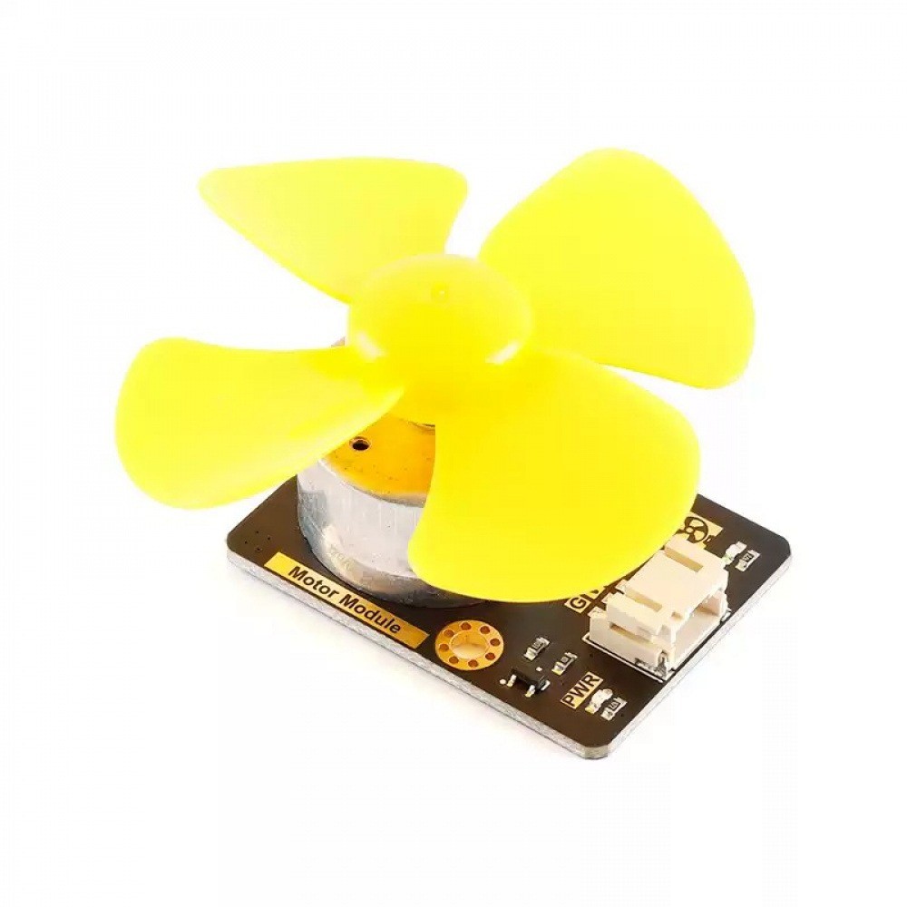 Fan Motor Module DC Motor with Fan Blades PWM Speed Control Small Fan ...