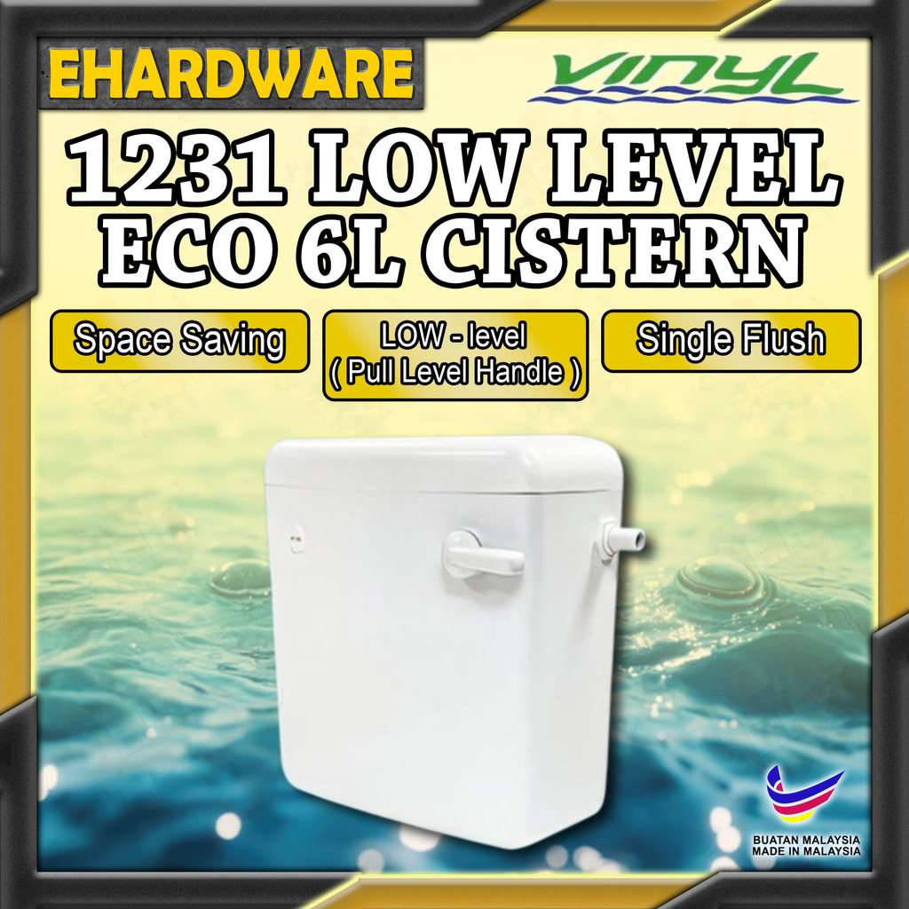 VINYL TPE-1231 (SMALL) LOW LEVEL Eco Cistern Lift Up Valve 6L Complete ...