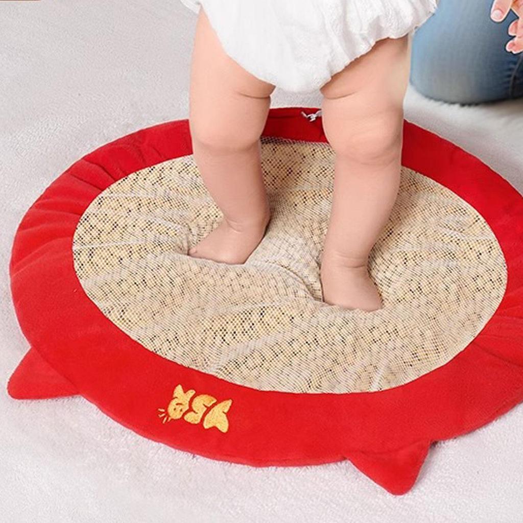 [lzdjlmy1zs] Mini Sensory Mat Tactile Rug Assorted Textured Tiles ...