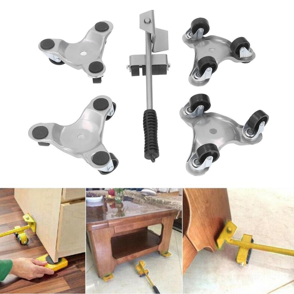 Triangular Moving Wheel Furniture Mover Dolly Set ABS Casters Large ...