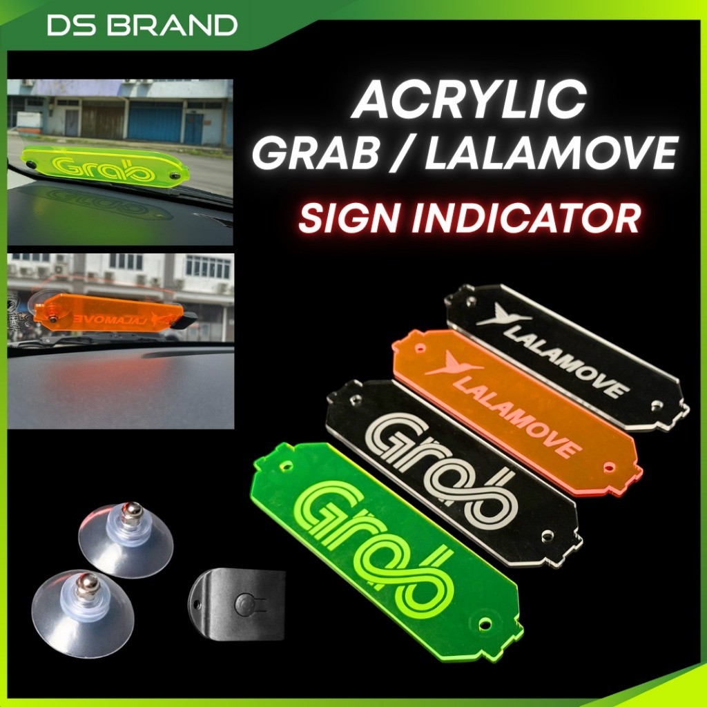 Lampu LED Tanda Kereta untuk Lalamove 7 Warna USB (Ship24hrs) Car Sign ...