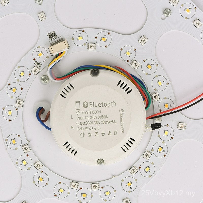 Creative Smart LED Bluetooth Ceiling Light APP Control Bluetooth Audio ...