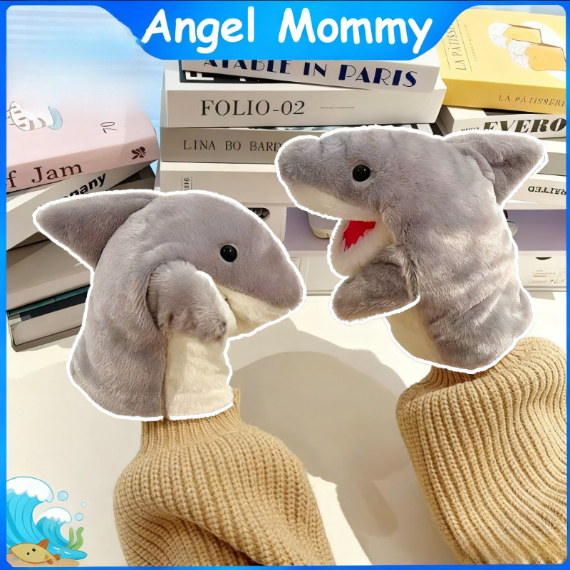 Shark Hand Puppet Animal Stuffed Glove Doll with Moving Mouth for ...