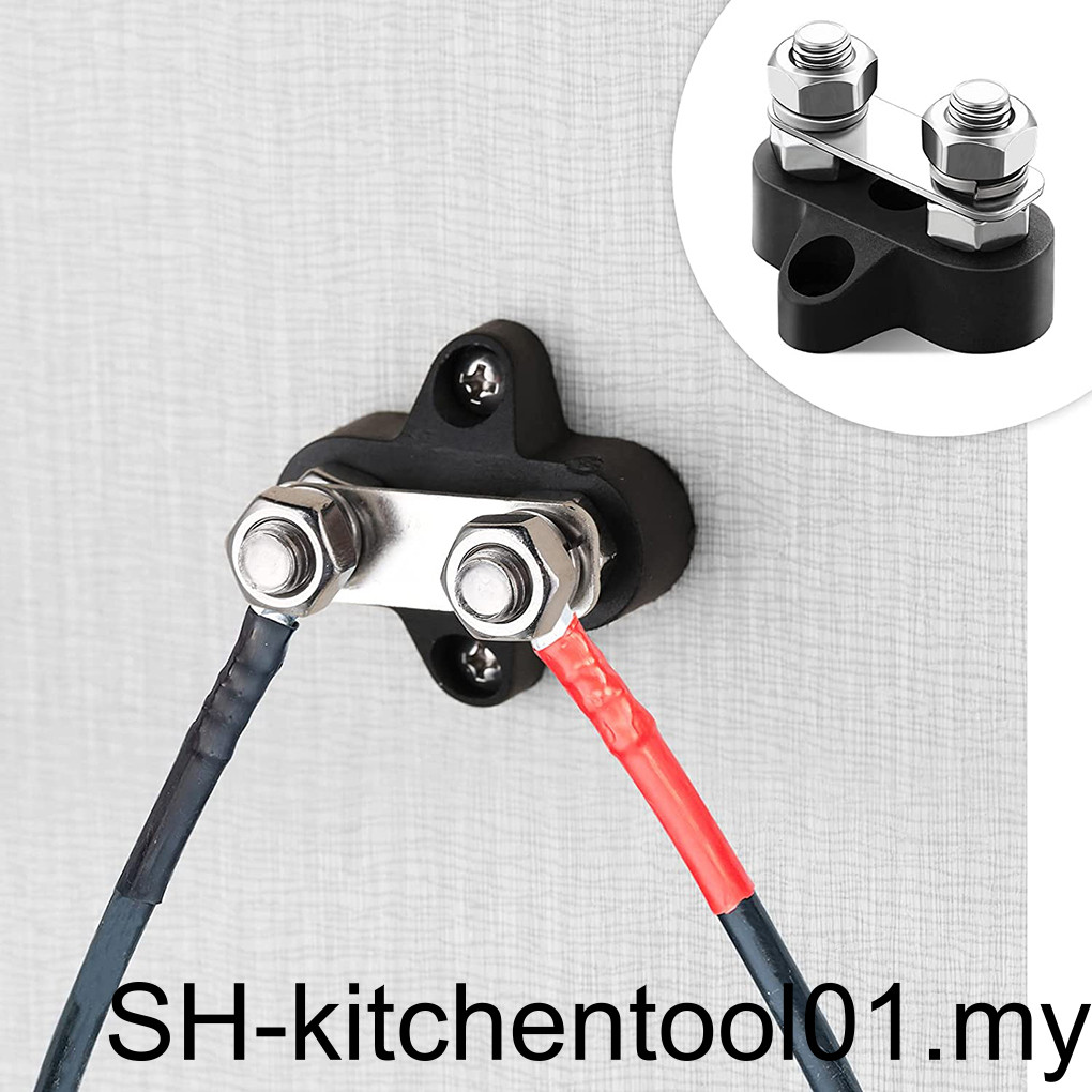 1 Pair Boat M8 Electric Cable RV Ship Terminals Dual with Accessories ...