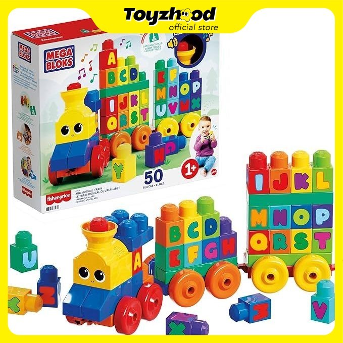 Mainan Kanak-Kanak - Mega Bloks Core ABC Musical Train Set (FWK22 ...