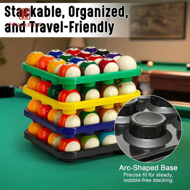 HILABEE Billiard Ball Storage Tray Pool Ball Carrying Tray for Game ...