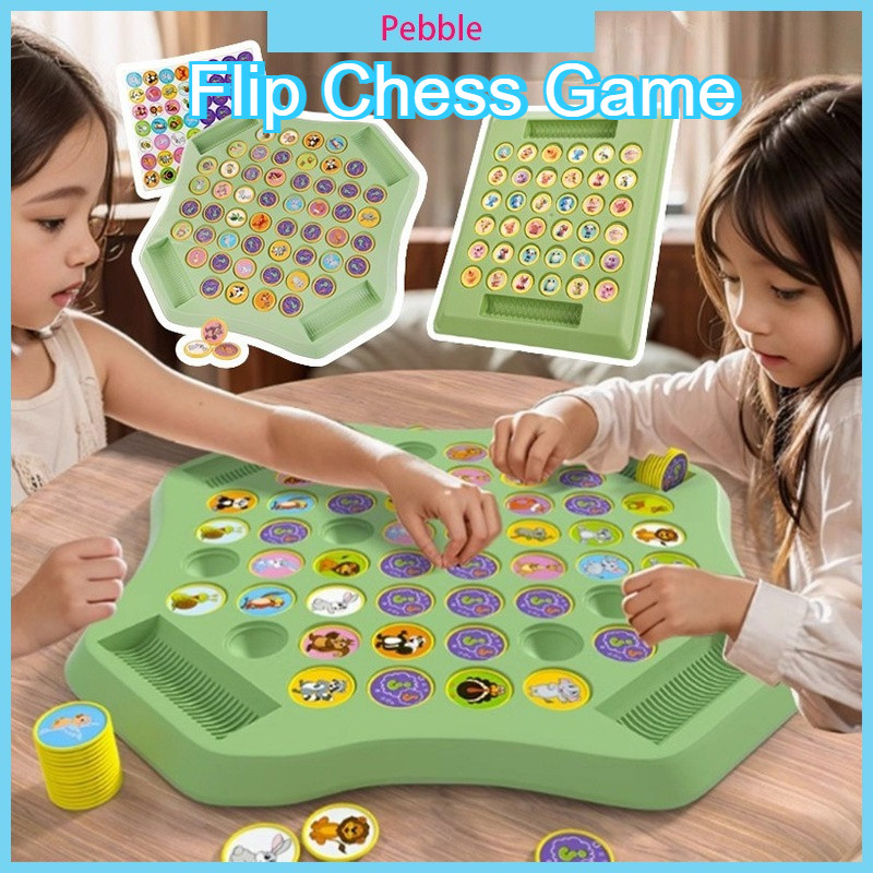 Animal Flip Chess Memory Game Kids Match Memory Fruit Board Games ...