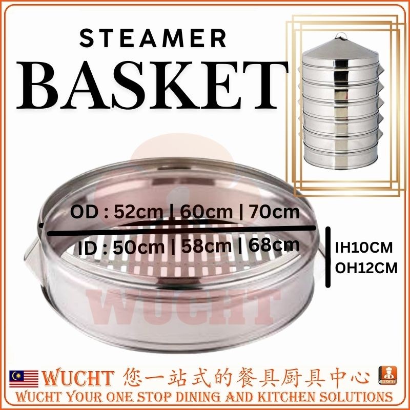 【WUCHT】Large Commercial Steamer Holder Holder Stainless Steel steamer ...