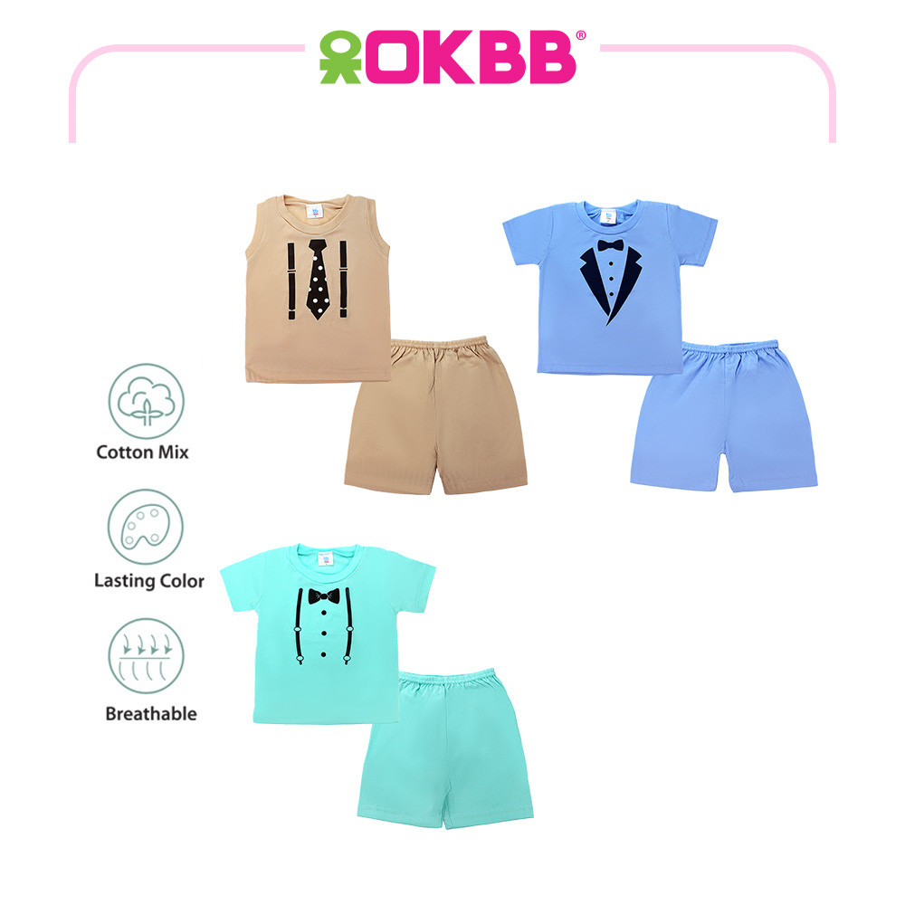 OKBB Baby Boy Clothing Suit Baby Casual Wear Printed Graphic BST200 ...