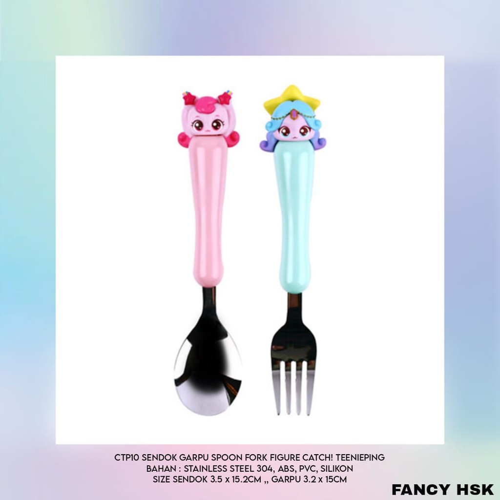 KOREA SPOON FORK FIGURE CATCH TEENIEPING CTP10 | Shopee Malaysia