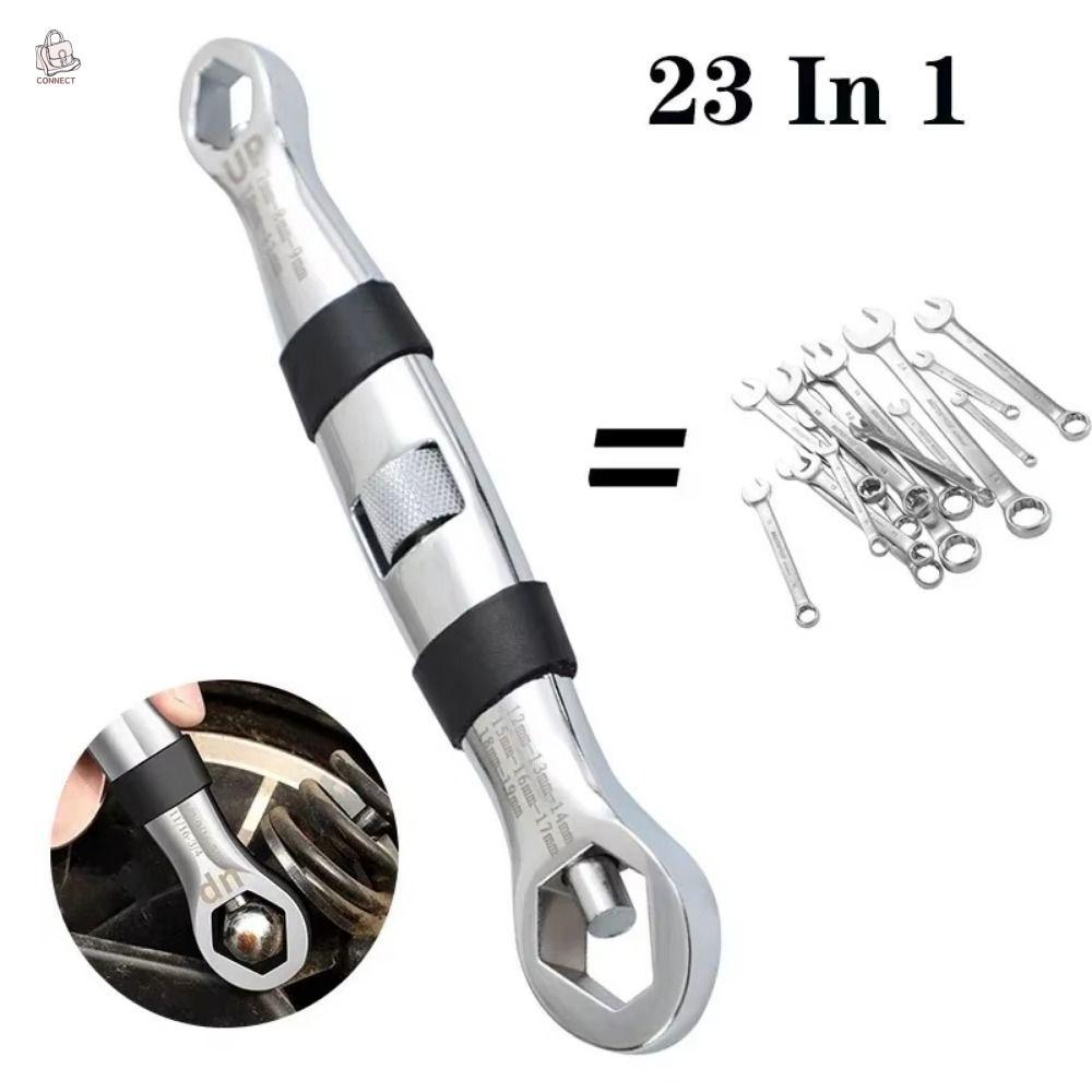 CONNECT Universal Wrench, Adjustable Spanner 7-19mm Adjustable Spanner ...