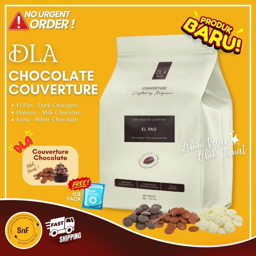 DLA Couverture Chocolate Coin Dolores Milk Chocolate 42% El Pao Dark ...