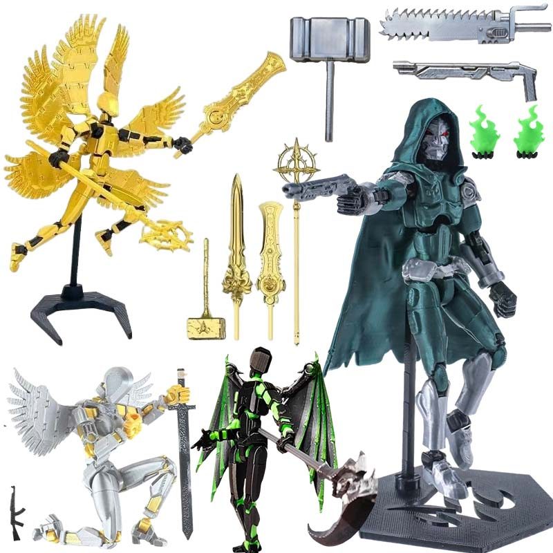 Dummy 13 Doctor Doom Assembly Action Figure 3D Printed Lucky 13 Illidan ...