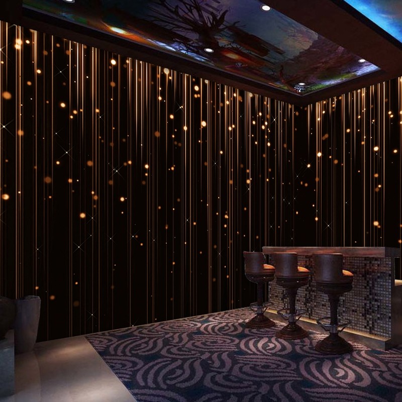 18D Bright Technology Sense Internet Cafe Background Wall Board KTV Bar ...