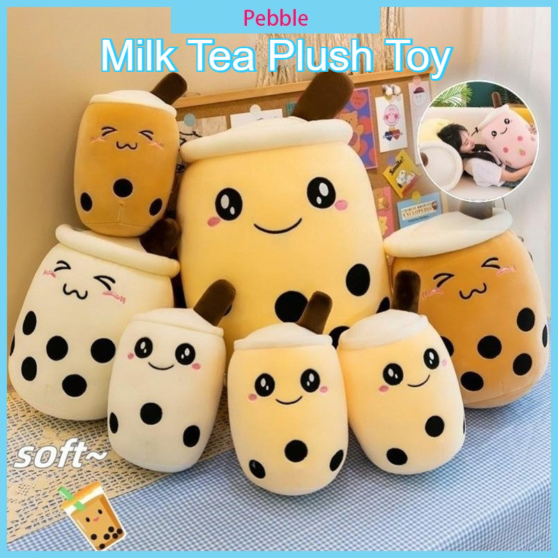 Boba Milk Tea Plush Toy Stuffed Food Milk Tea Pillow Cushion Kids Toys ...