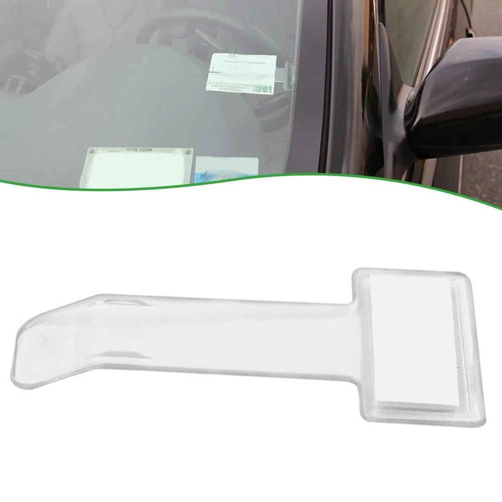 [AU] Car Vehicle Parking Ticket Permit Holder Clip Sticker Windscreen ...