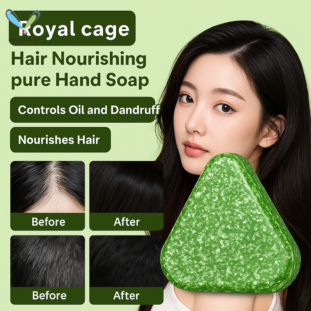 Natural Herbal Shampoo Soap - Handmade with Xinjiang Usman Grass for ...