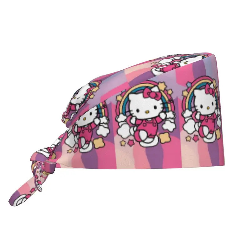 Custom Hello Kitty Cleaning Working Cap Comfortable Men Women Cartoon ...